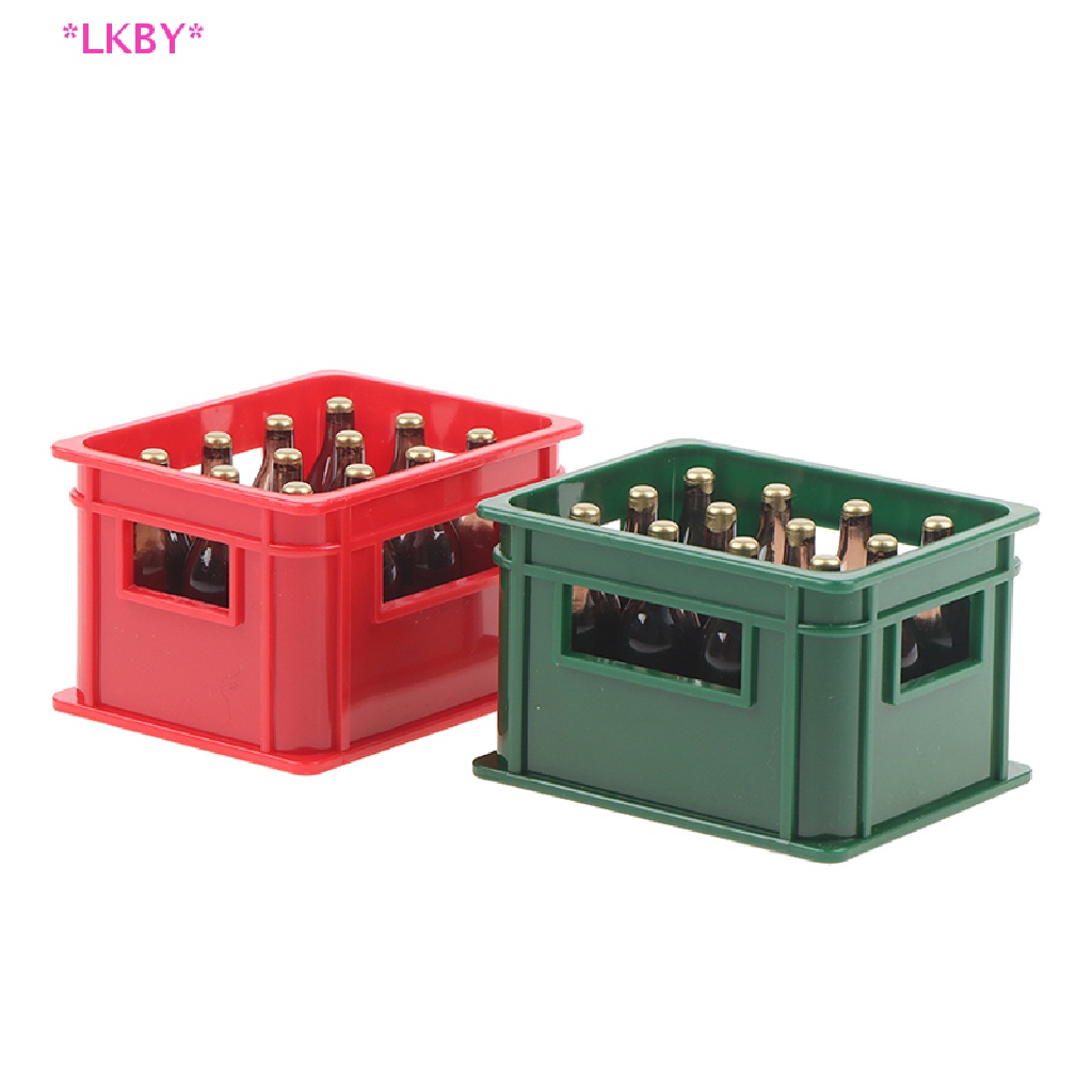 Luckybabys> 1:12 Dollhouse Mini Beer Drink Bottle Beer Box Drink Box ...