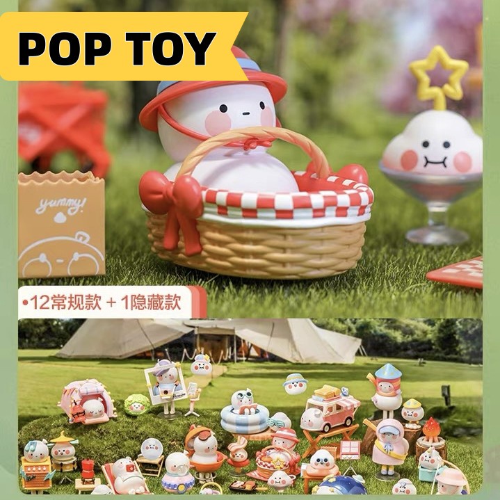 【Genuine】BOBO&COCO Go Camping Series Blind box doll Popmart Cute ...