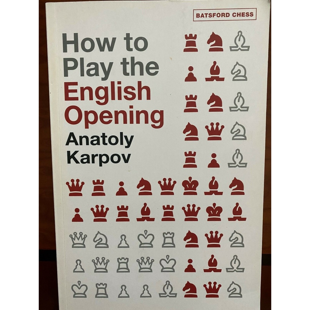 Chess Book How to Play the English Opening by Anatoly Karpov | Shopee ...
