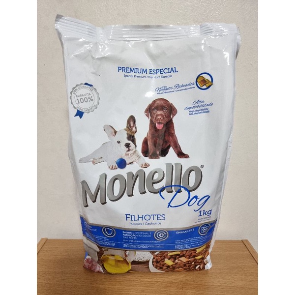 MONELLO DOG PUPPY FOOD 1 KG ORIGINAL PACKAGING | Shopee Philippines