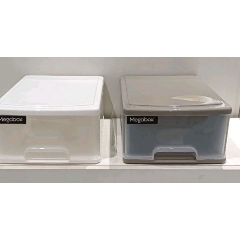 MEGABOX Single Slim Drawer L35cm x W25cm x H14cm | Shopee Philippines