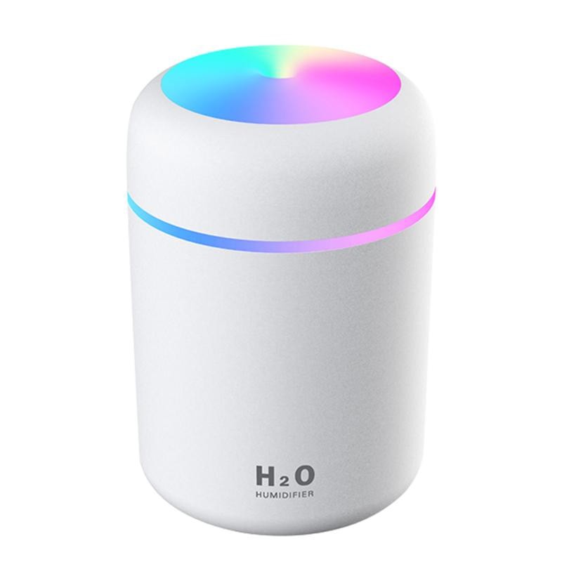 300ml Air Humidifier Purifier with RGB LED Light USB Portable Essential ...