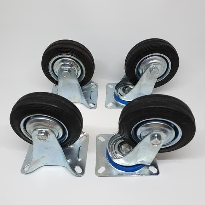4 Inch Wheel / Trolley Wheel / Rubber Wheel (2 Life 2 Dead) | Shopee ...