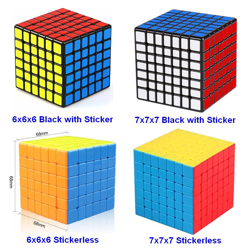 6x6 7x7 8x8 9x9 10x10 Stickerless Magic Cube 6x6x6 7x7x7 8x8x8 9x9x9 ...