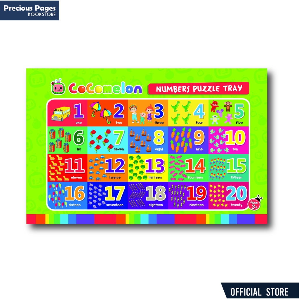 Cocomelon Numbers Puzzle Tray | Shopee Philippines