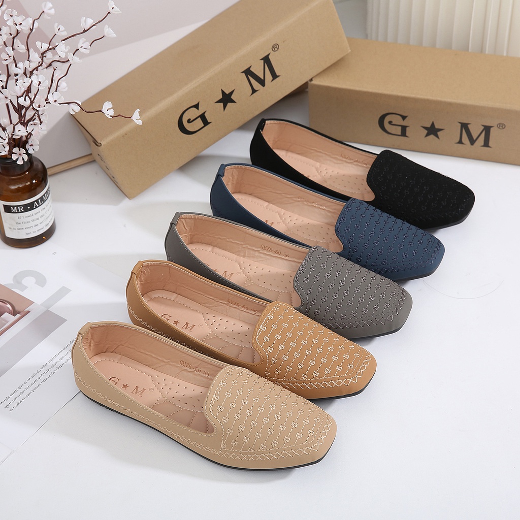 【AhSin】 Fashion Women Doll Shoes Office Flat Shoes Daily Loafer GM78-60 ...
