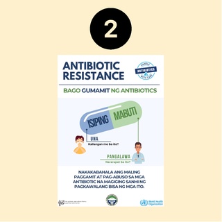 Antimicrobial Resistance Awareness Tagalog POSTERS (Customizable ...