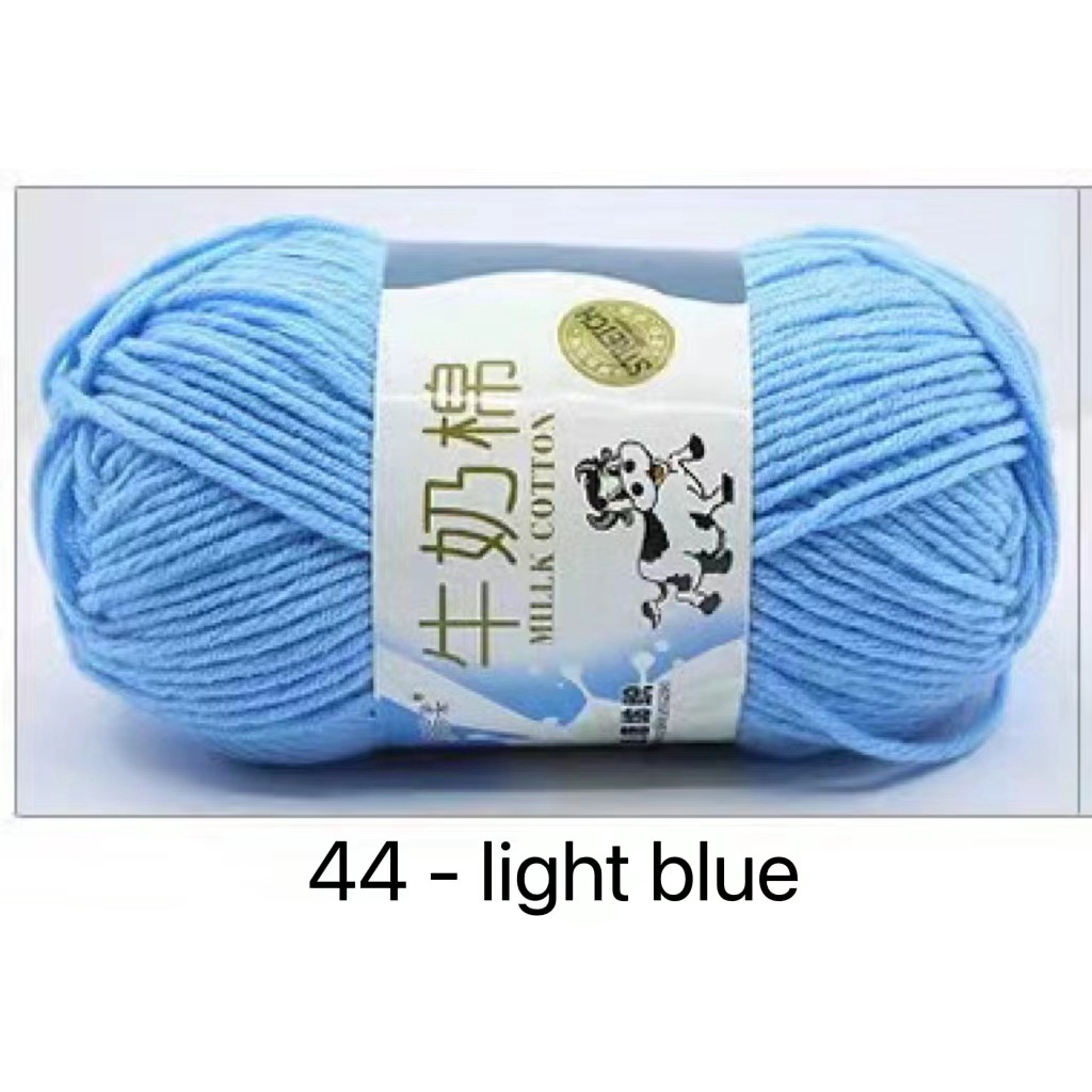 5 Plys 50g Smooth Milk Fiber Knitting Wool Crochet Yarn Milk Cotton ...