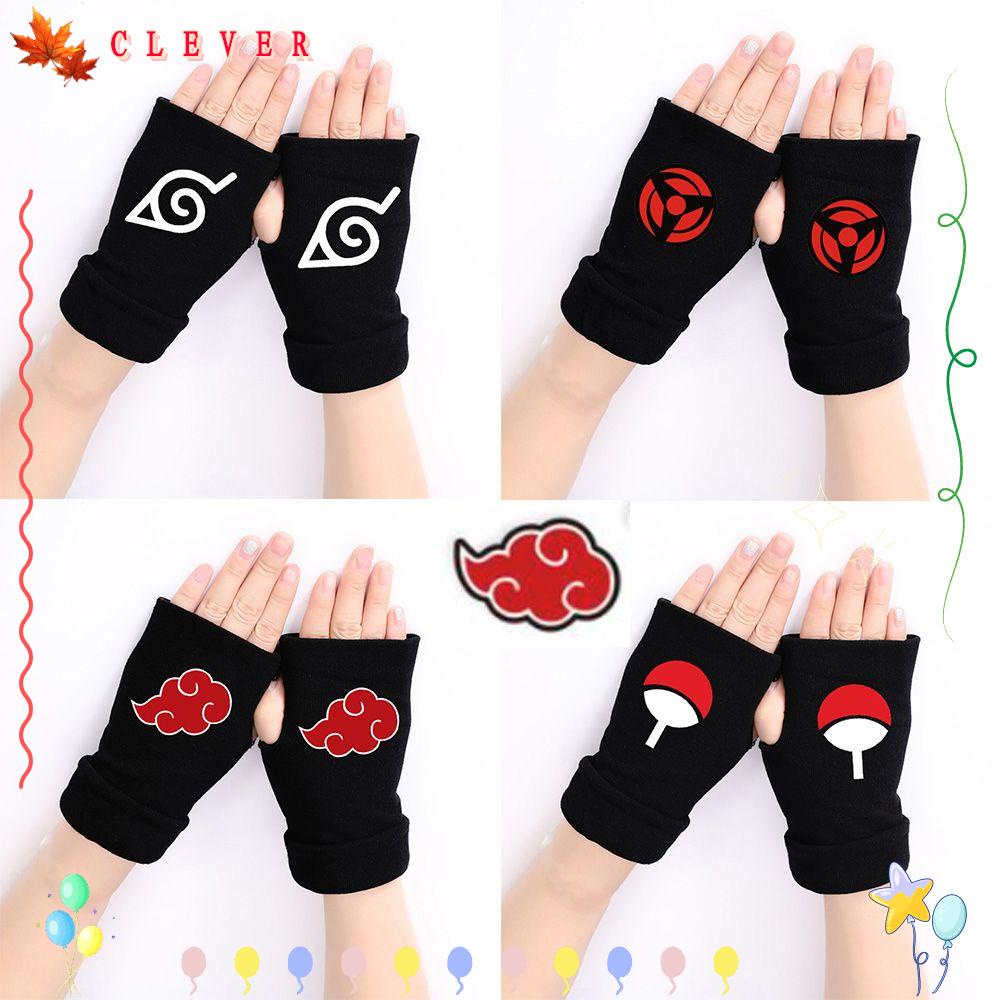 CLEVER Naruto Gloves Anime Apparel Hatake Kakashi Anime Sasuke Cotton ...