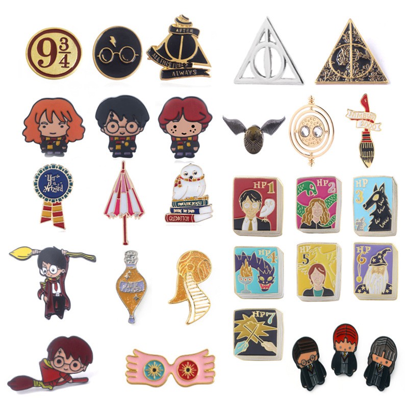 Harry Potter Brooch Rel Chias Of Death Golden Snitch Personam Cartoon ...