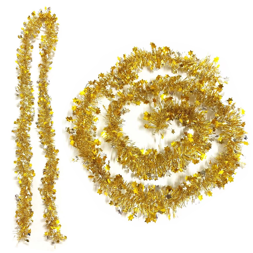 WM 1.6M christmas garland/Tinsel Garlands/decor/ribbon/prop,christmas ...
