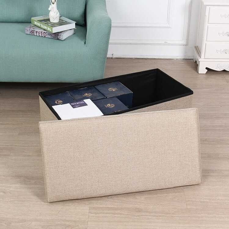 Sofa Storage Box Large Foldable Storage 76x38x38 | Shopee Philippines