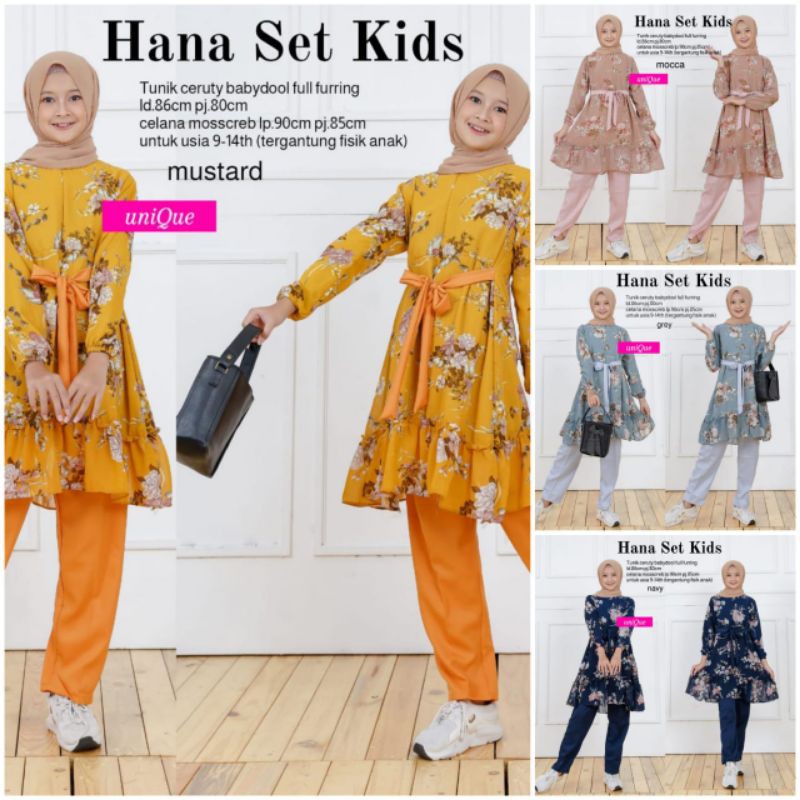 Hana Set Kids | Shopee Philippines
