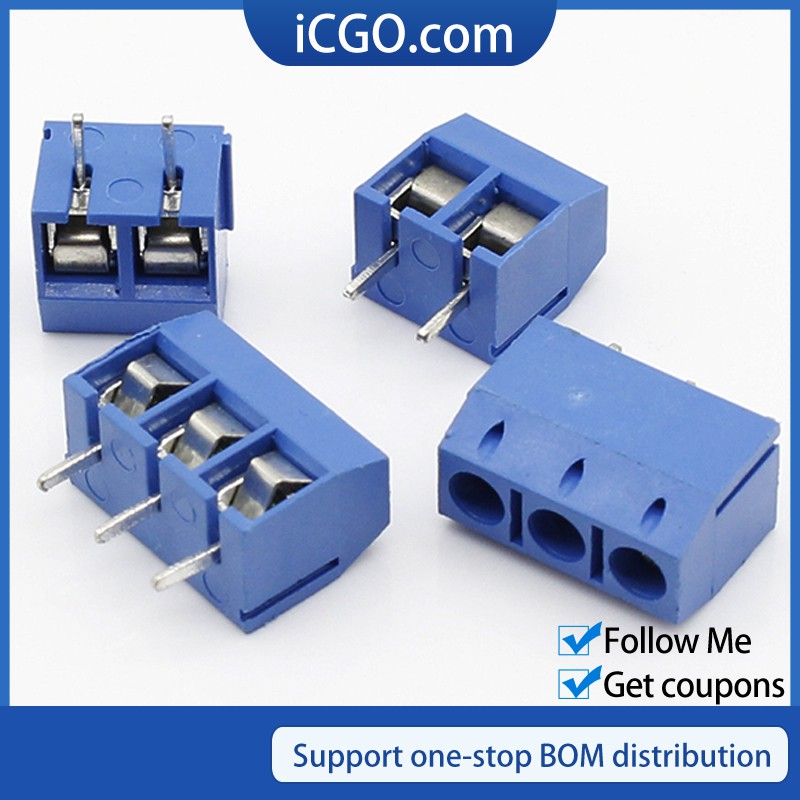 10pcs Screw Terminal Block Connector KF301-2P KF301-3P Pitch Straight ...