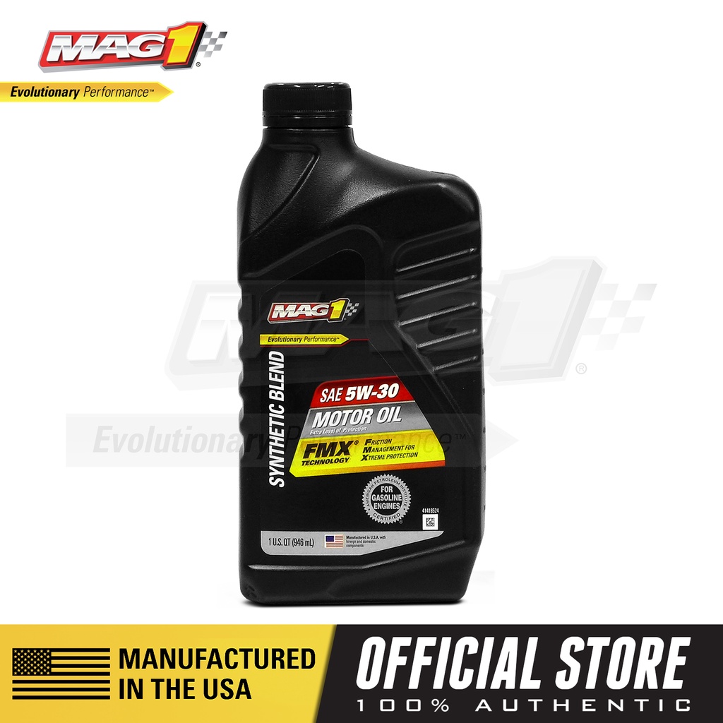 MAG 1 5W30 API SN Motor Oil for Gas Engines 1qt 61652(Outlet) | Shopee ...