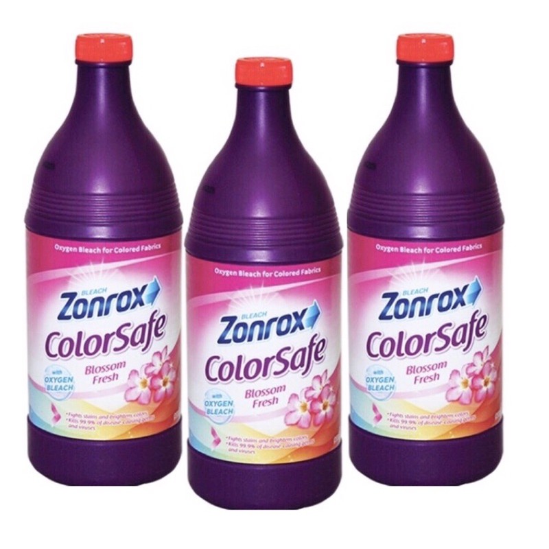 Zonrox Color Safe Bleach 4pcs 900mL | Shopee Philippines