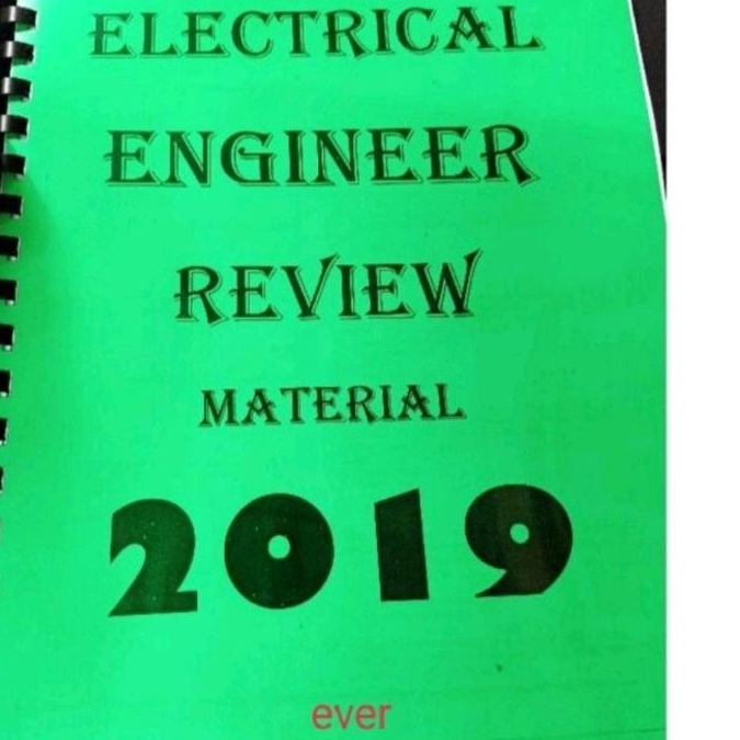 Electrical engineer Review material 2019 with Answer key | Shopee ...