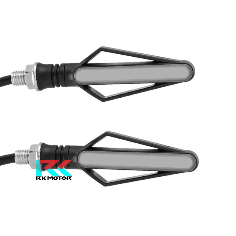 Drl Led Sen Light 2 Colors Flowing Color Blade Universal | Shopee ...