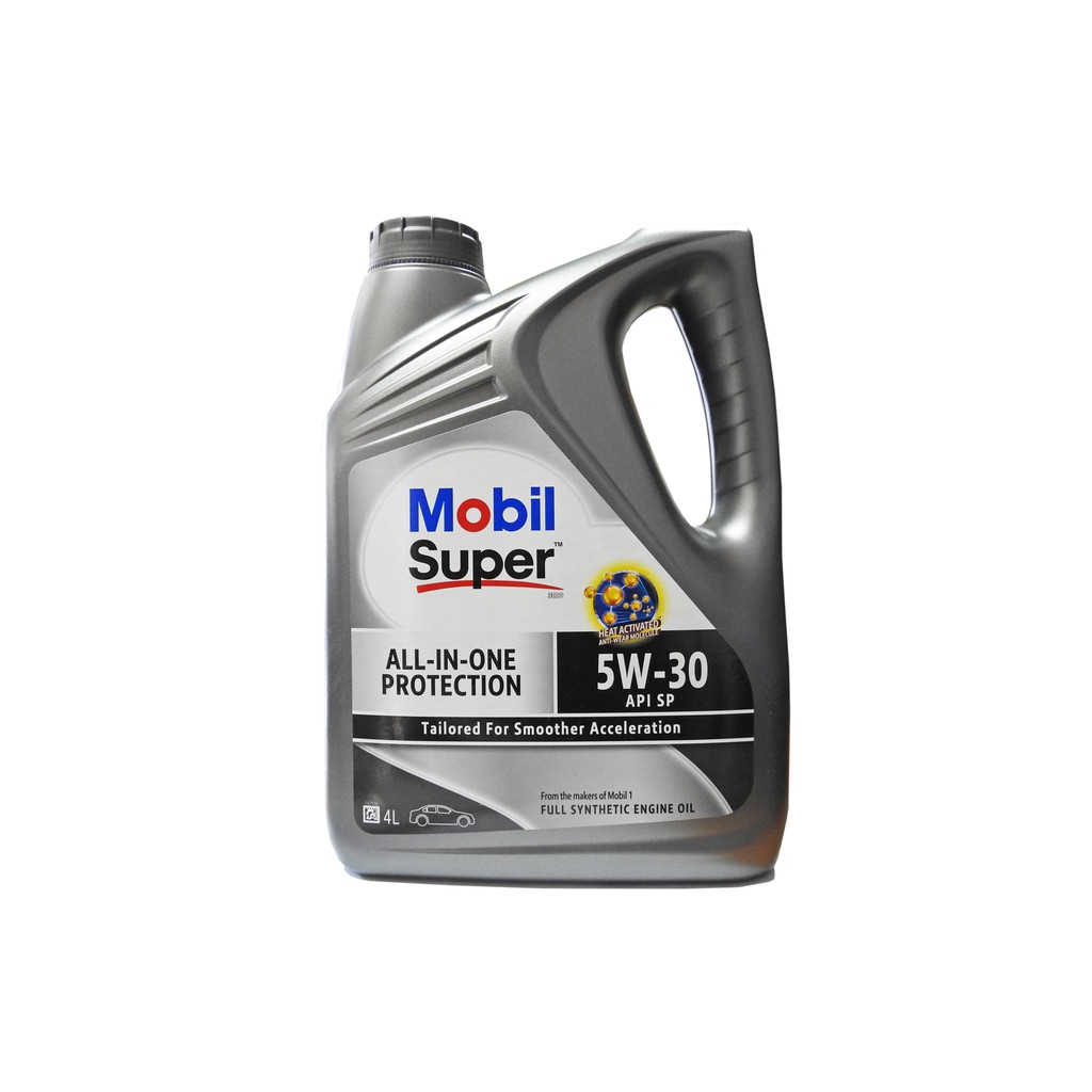 Mobil Super 3000 API SP / ILSAC GF-6A 5W30 Fully-Synthetic Gasoline ...