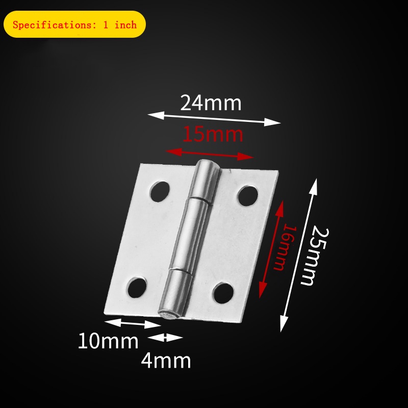 (PER BOX) Stainless Steel Door Hinge Bisagra Folding Butt Hinges Mini ...