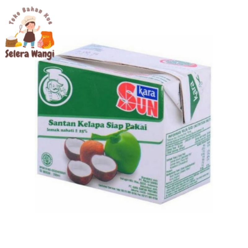 Sun KARA coconut milk 200 ML | Shopee Philippines