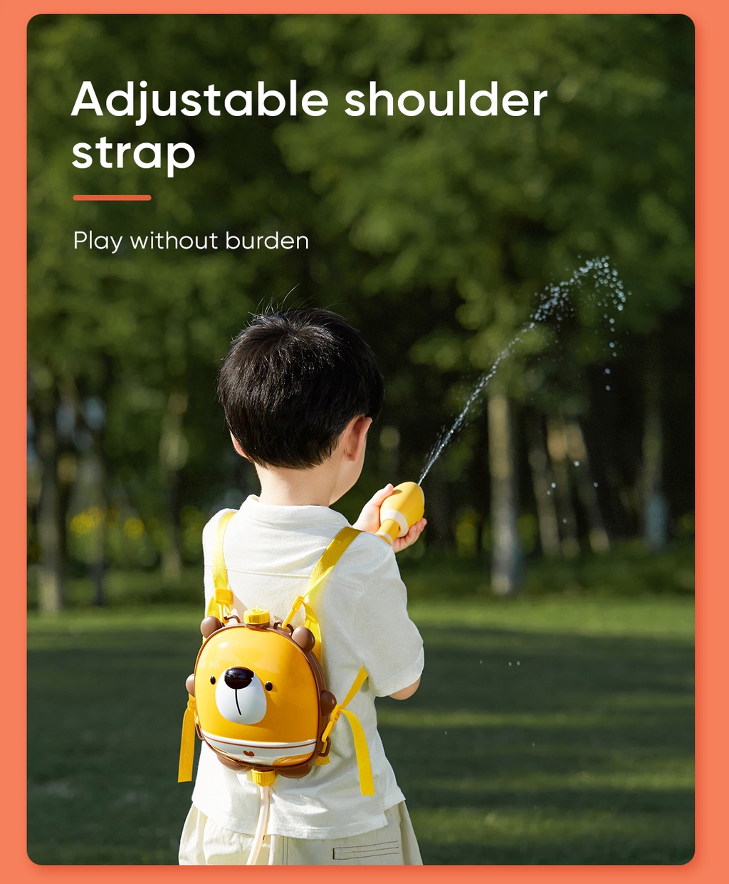 Yoboo Children Water Gun Backpack | Leak Proof | Adjustable Strap ...