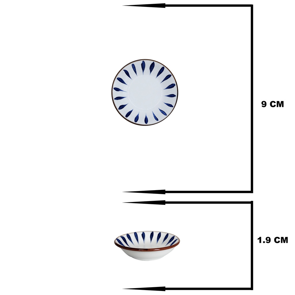 Smart Kitchen Blue Drops Plate Dining Plates/Fruit plate/Soup Plate ...