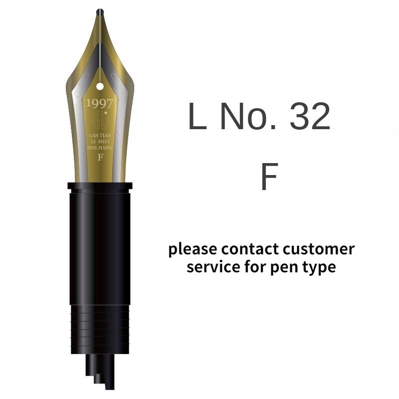 Hongdian Fountain Pen Nibs (Fine, Extra Fine and Bent Nib) for Black ...