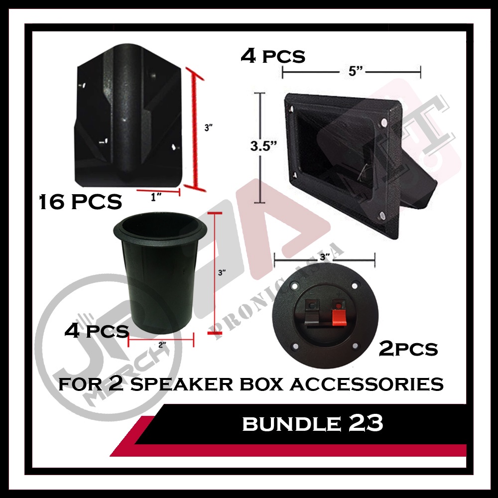 (SB-BUNDLE2) Includes: 4pcs P. Handle + 2pcs Push Terminal + 4pcs 2x3 ...