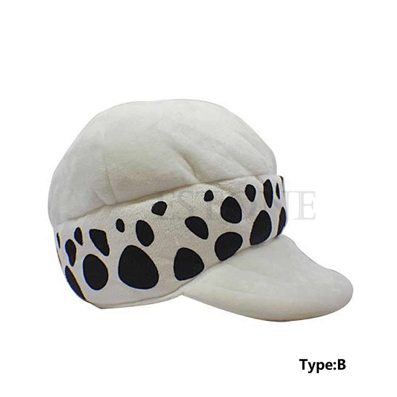 Cosplay One Piece Trafalgar Law Cap Halloween Gift Anime Doctor Hat New ...