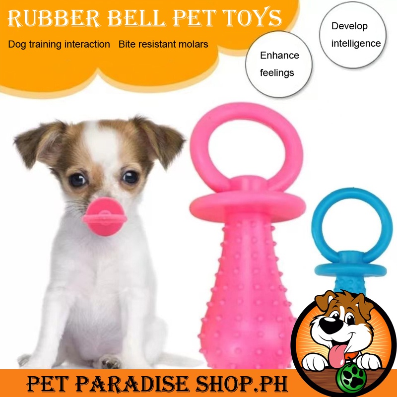 Rubber Pacifier Puppy Dog Chewing Molar Play Toy Pet | Shopee Philippines
