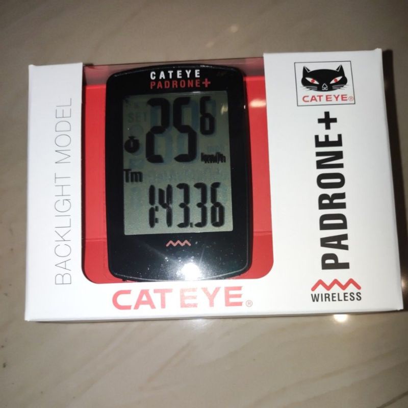 Cateye Speedometer Padrone+, Velo+, Padrone and Velo with backlight ...