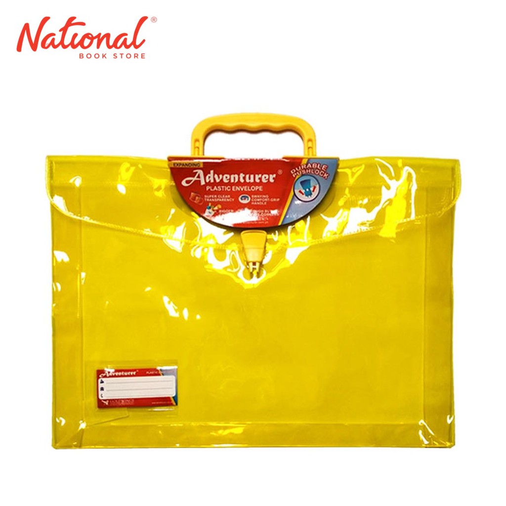 Adventurer Plastic Envelope Expanding With Handle E13Lwh Long Push Lock ...