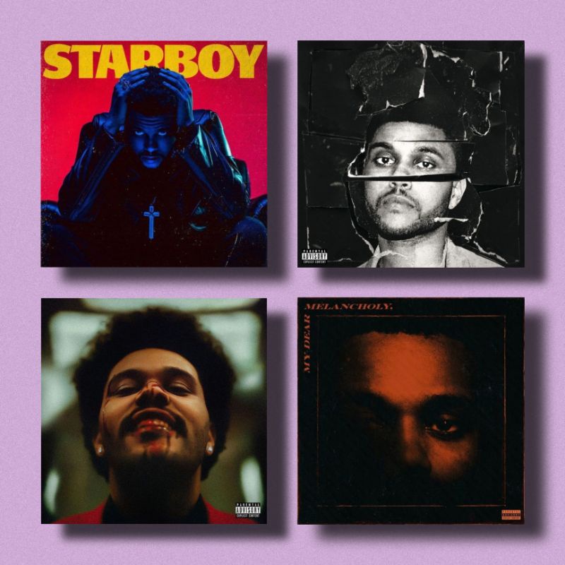 The Weeknd Inspired Vinyl (Album Cover on Sintra Board) Photo Tile Wall ...