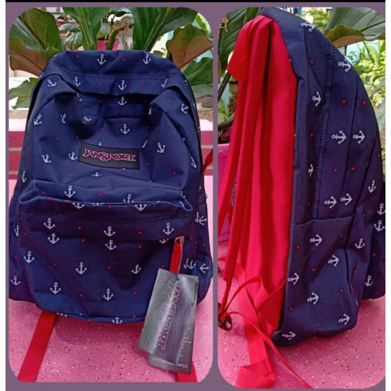 js sb backpack anchor red back/strap | Shopee Philippines