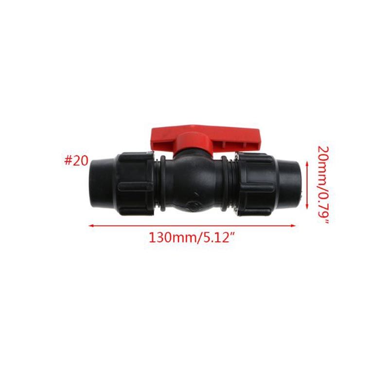 20mm/25mm Irrigation Valve PE Tube Ball Valves Water Tube Quick Connector Ball Valve | Shopee ...