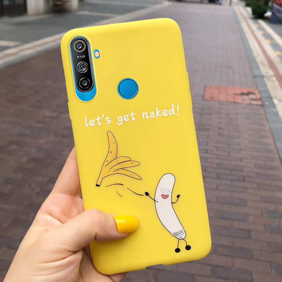 Realme C3 RMX2020 Case Printed Cartoon Phone Casing OPPO Relame C3 Soft ...