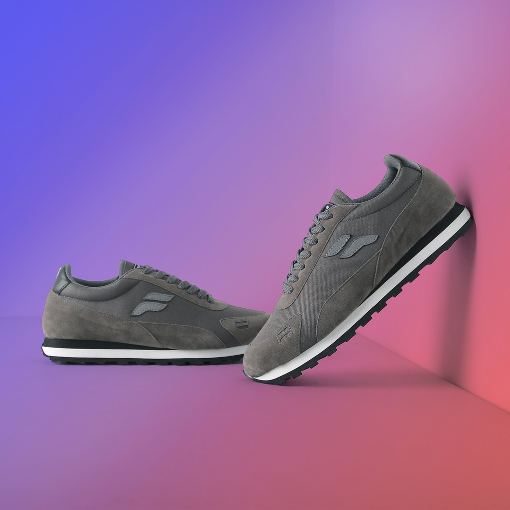 !! Footstep Footwear Men's Sneakers Shoes - Fusion Grey | Shopee ...