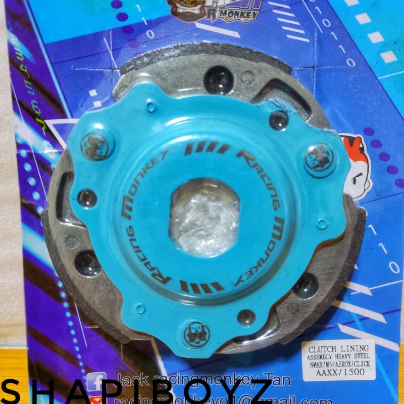 RACING MONKEY CLUTCH LINING ASSEMBLY NMAX/AEROX/CLICK | Shopee Philippines