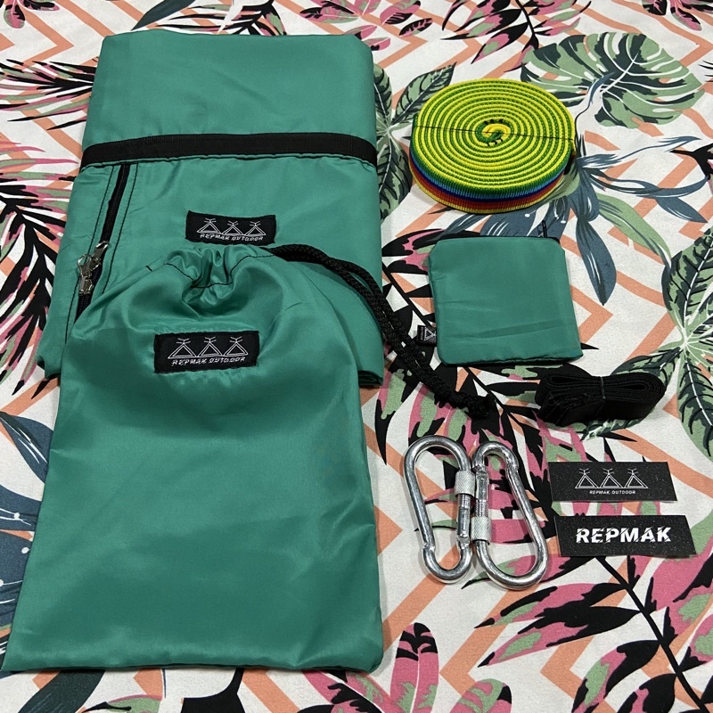 RepmaK Heavy Duty Cocoon-type Hammock / Outdoor hammock with carab and ...