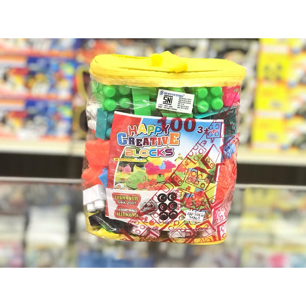 100-pack HAPPY CREATIVE BLOCKS Block | Shopee Philippines