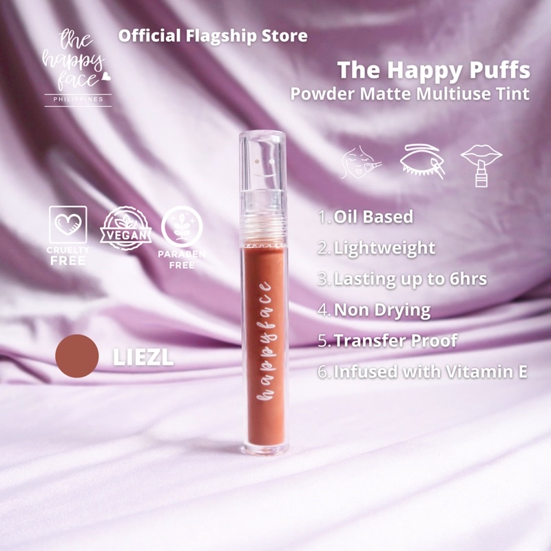 The Happy Puffs in Liezl (Powder Matte Lip Tint) | Shopee Philippines