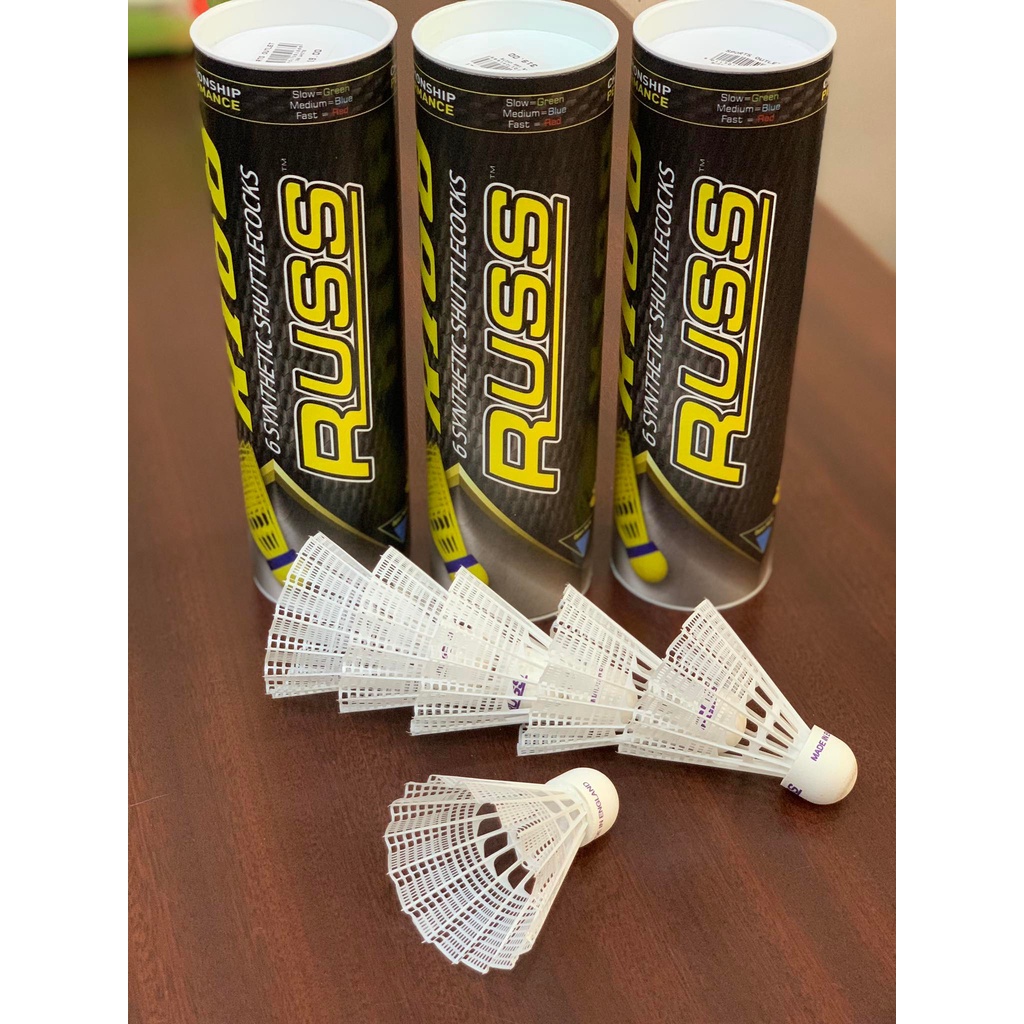 Badminton Shuttlecock Synthetic Russ 168 (1PC) | Shopee Philippines