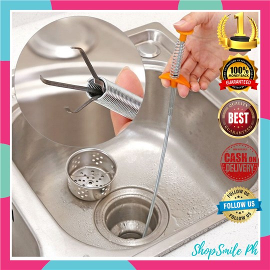 (60cm) Stainless Sink and Drain Cleaner, Clogged Sink Claw, Pangalis Barado, Pangtangal ng Bara ...