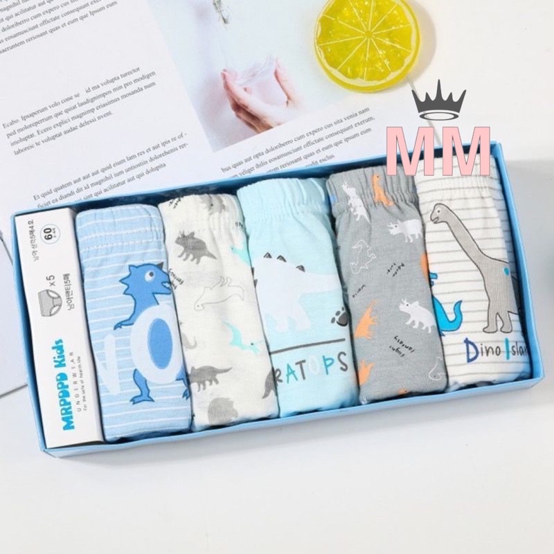 NEW!! 5pcs in a box Kids Underwear, Boys Girls underwear, Gift box ...