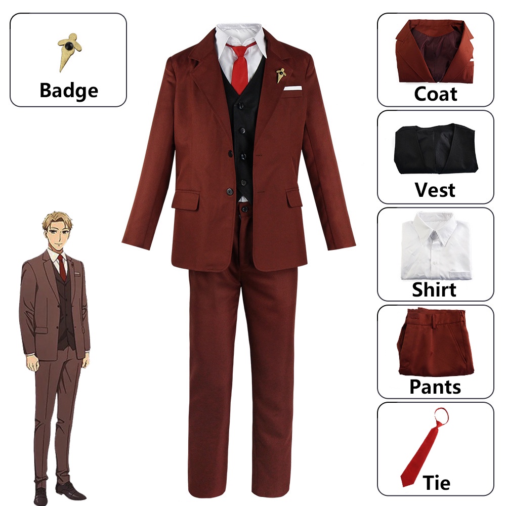 Anime Spy X Family Cosplay Loid Forger Cosplay Costume Adult Cos Outfit ...