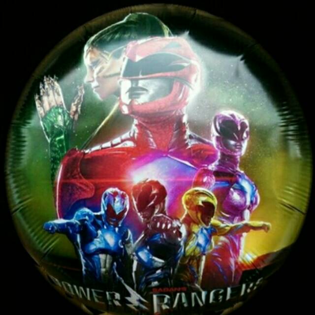 Power rangers Round Balloon 40cm | Shopee Philippines