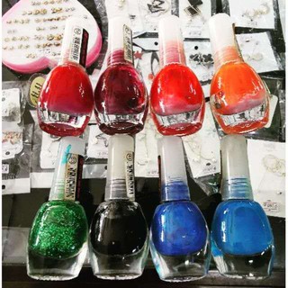 12pcs Meiya nail polish/nail cutics assorted colors 8/12ml (medium ...