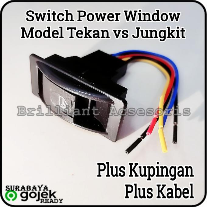 Universal Power Windows Switch / Switch plus Socket & Cable | Shopee ...