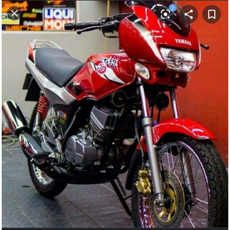 STICKER BODY SET 100%ORIGINAL RXZ CATALYZER FIRST MODEL MERAH GREY ...